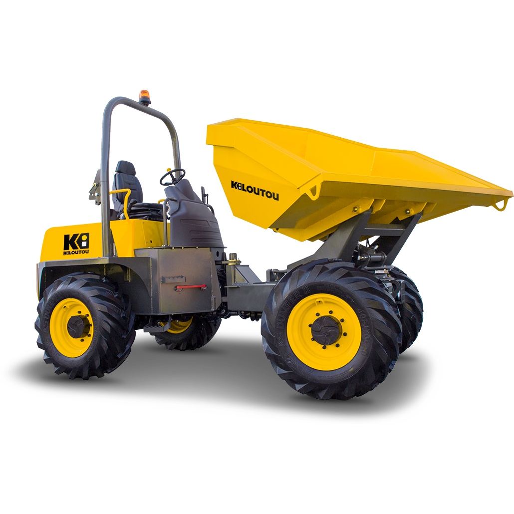 Dumper thermique gyrabenne sur pneus - 6 000 kg - Kiloutou