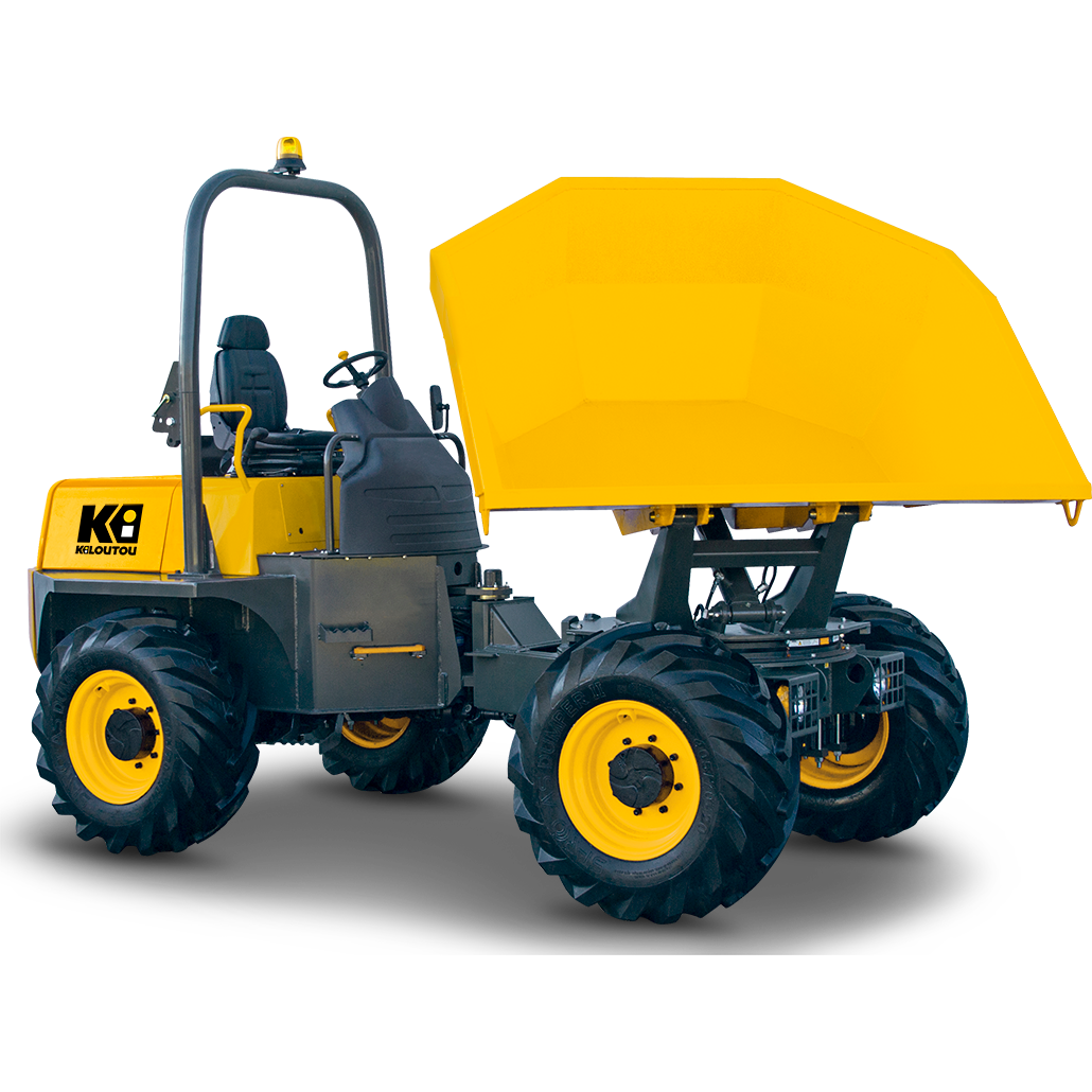 Dumper thermique gyrabenne sur pneus - 6 000 kg - Kiloutou
