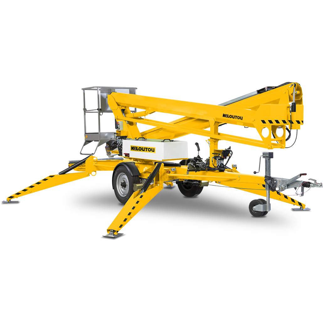 Nacelle araignée bi-énergie tout-terrain tractable - 17,10 m - Kiloutou