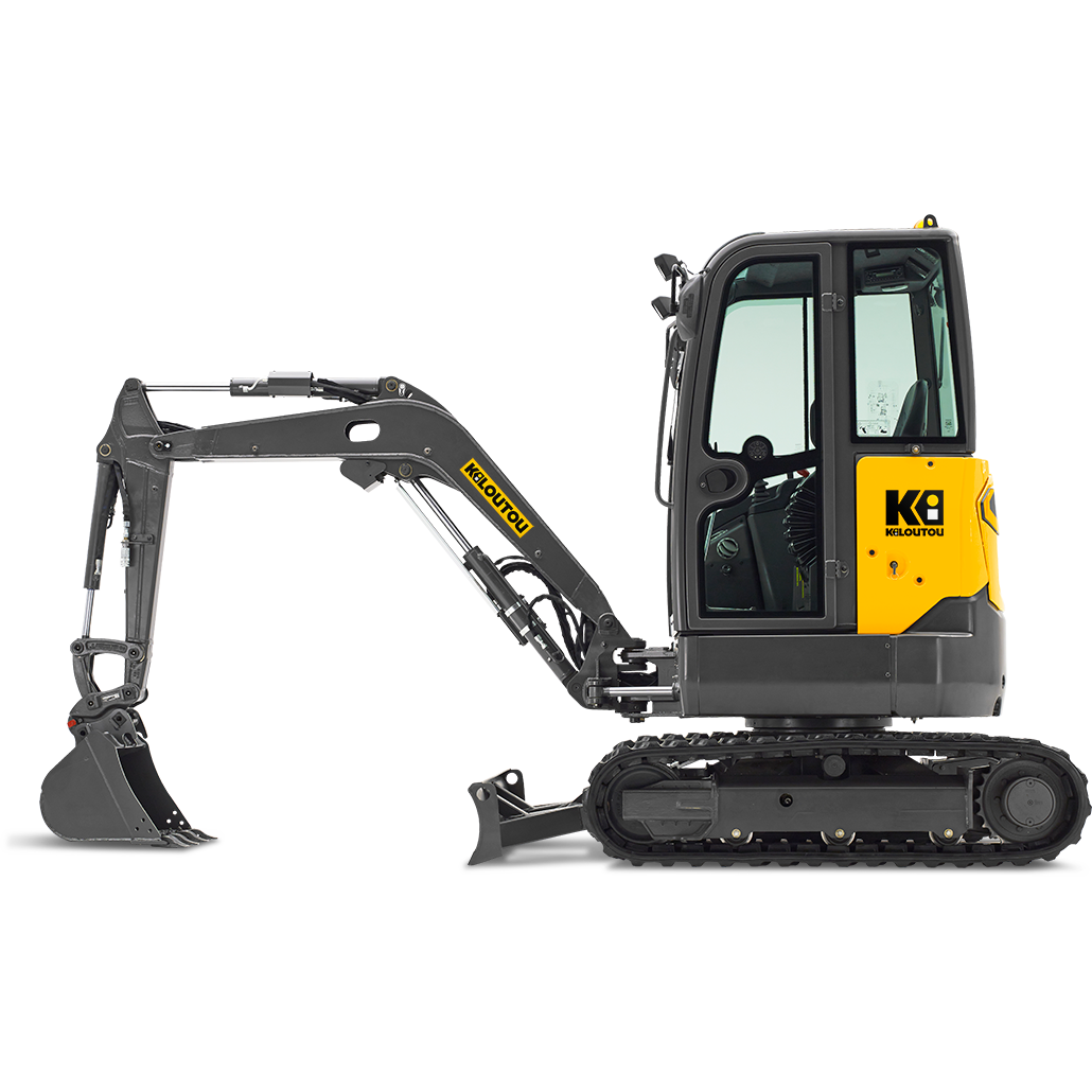 Mini-pelle thermique cabine sur chenilles - 2,59 t - Kiloutou