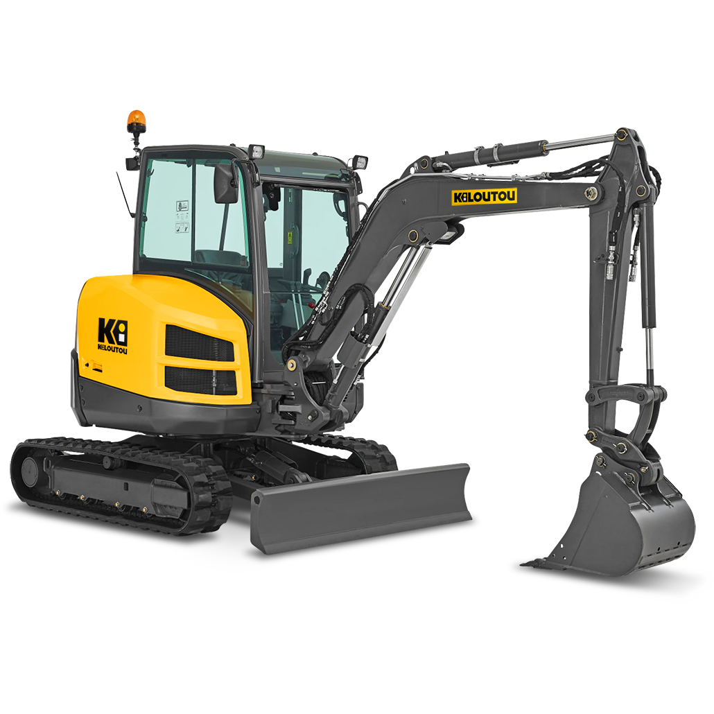 Mini-pelle urbaine thermique cabine sur chenilles - 3,50 t - Kiloutou