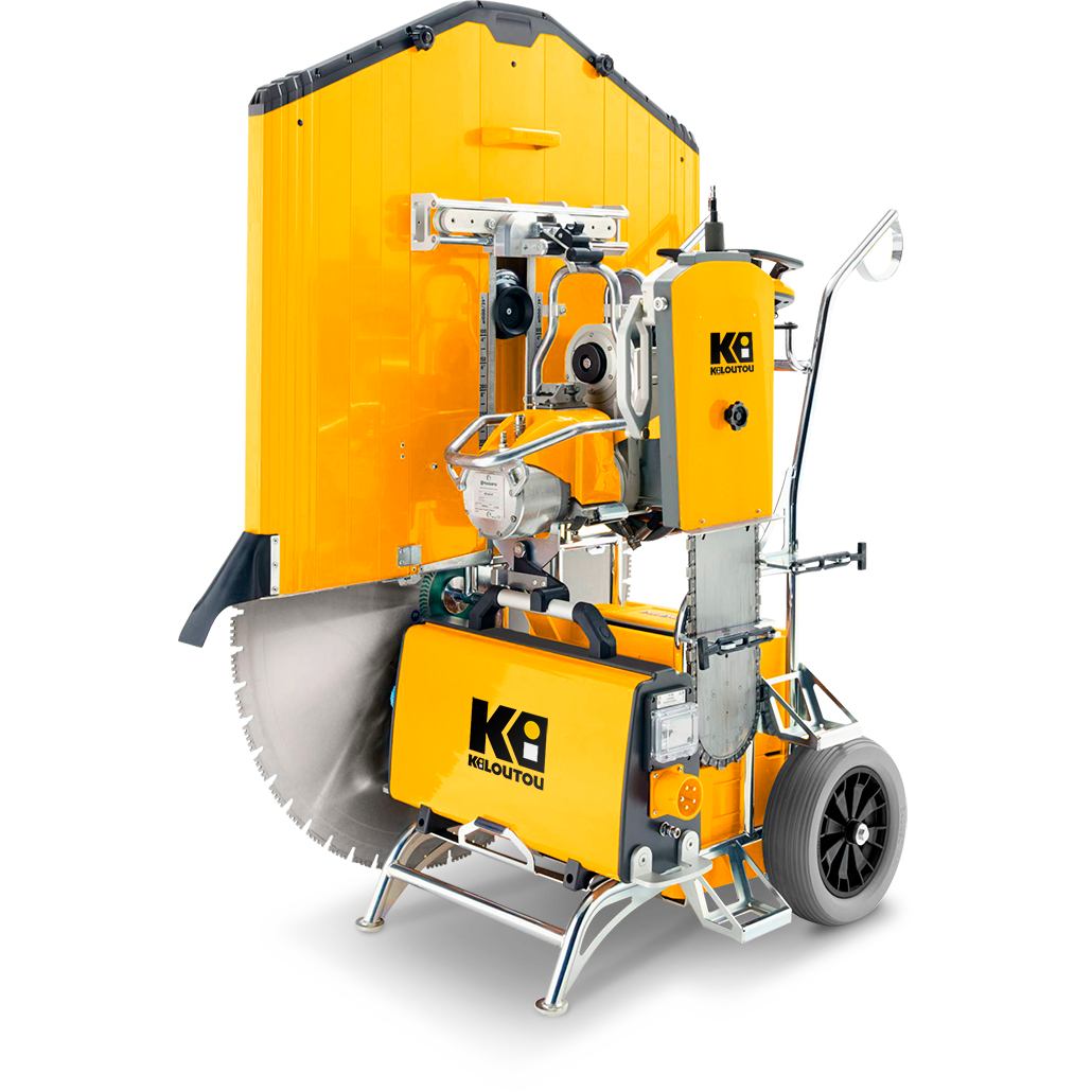 Scie murale sur rails - prof. 530 mm - Kiloutou