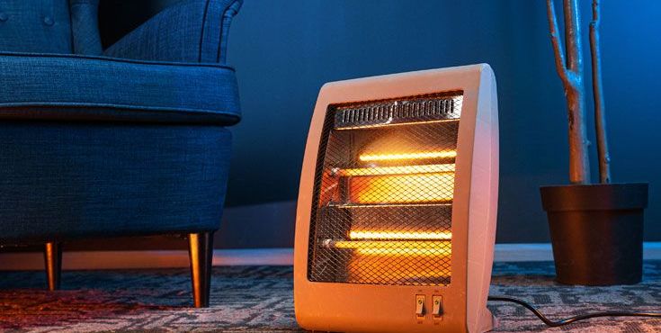 Chauffage électrique à air pulsé - 18 kW - 330 m³ - Kiloutou