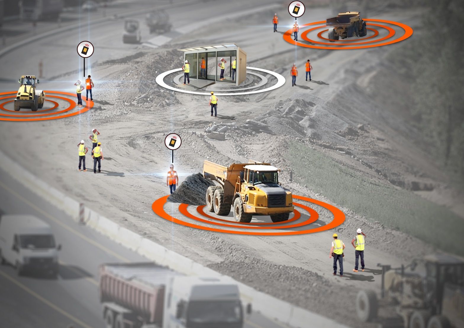 Solution de détection de collisions engins-piétons - Kiloutou Kare