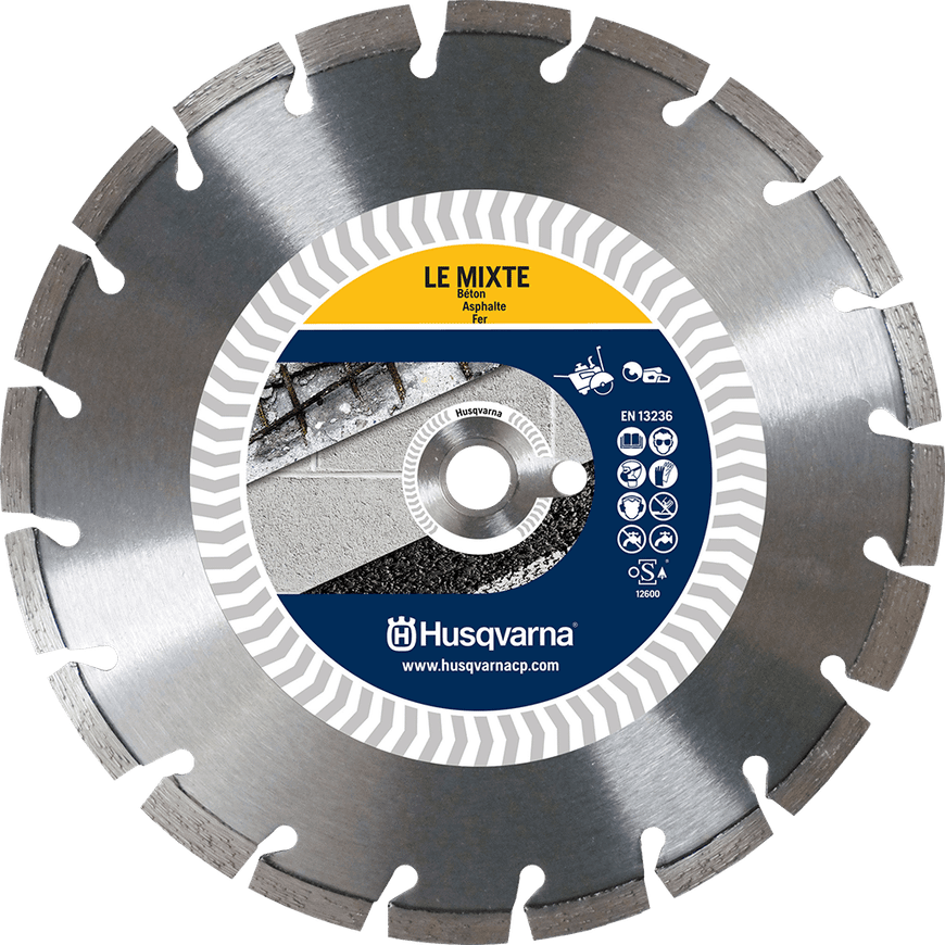 Disque diamant HUSQVARNA D 300 mm mixte SL™ - Al. 20/25,4 mm - Kiloutou