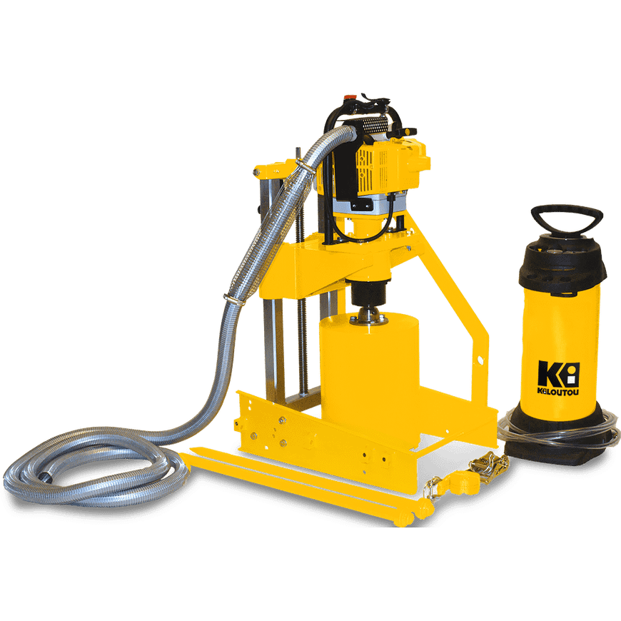 Foreuse / carotteuse d'assainissement thermique sur colonne - Ø 354 mm ...