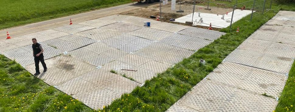 Plaque de roulage pour engin - Kiloutou