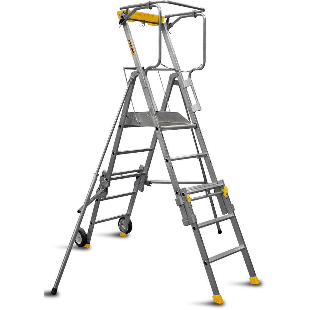 Plateforme individuelle roulante - 3,82 m - 4 hauteurs réglables - Kiloutou