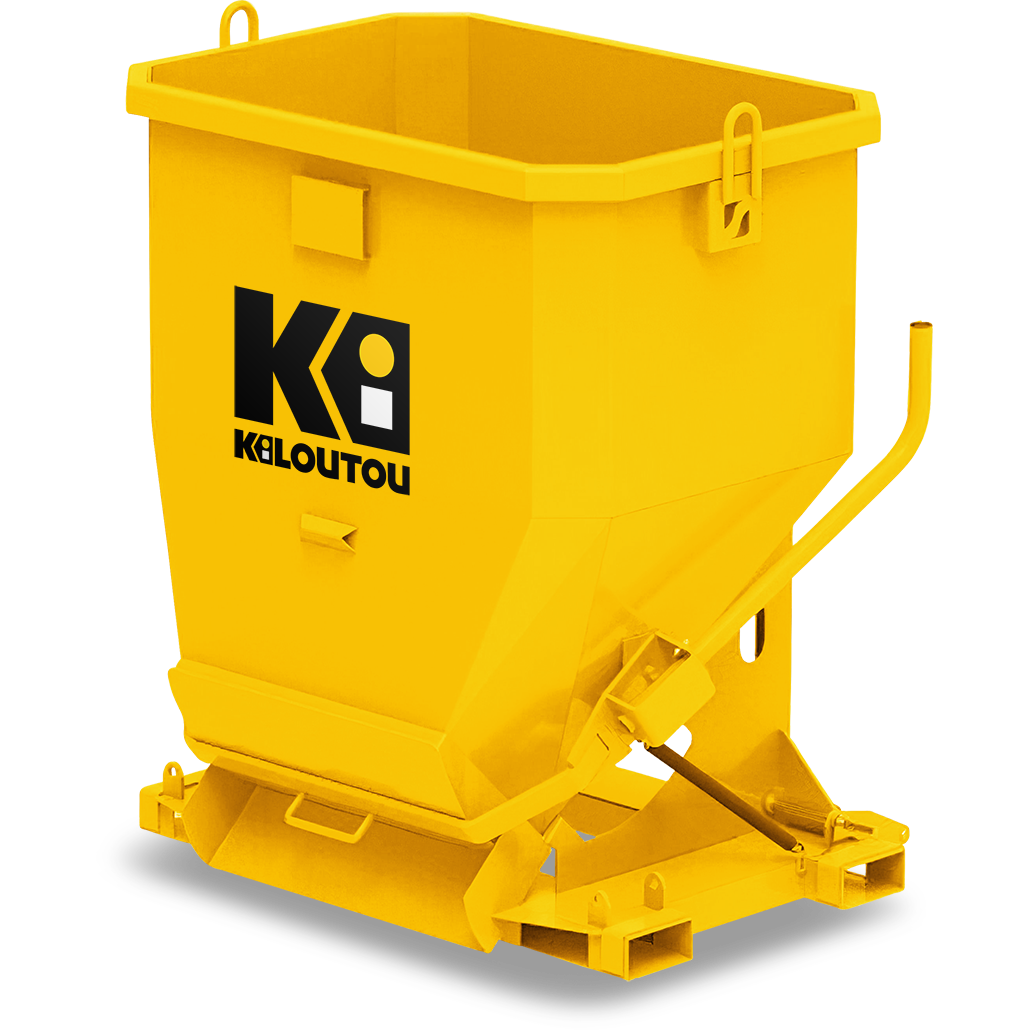 Benne à béton à déversement latéral - 500 L - Kiloutou