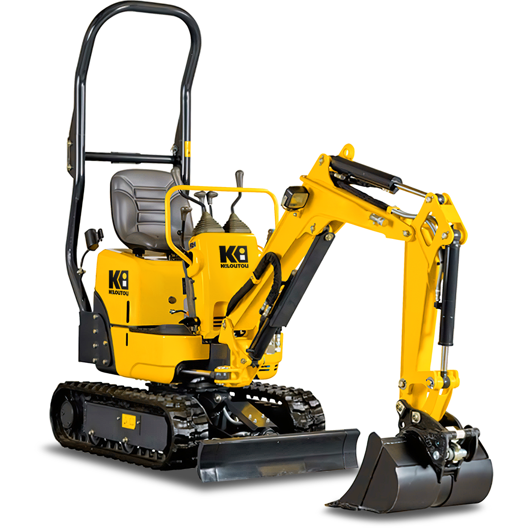 Micro-pelle thermique canopy sur chenilles - 1,05 t - Kiloutou