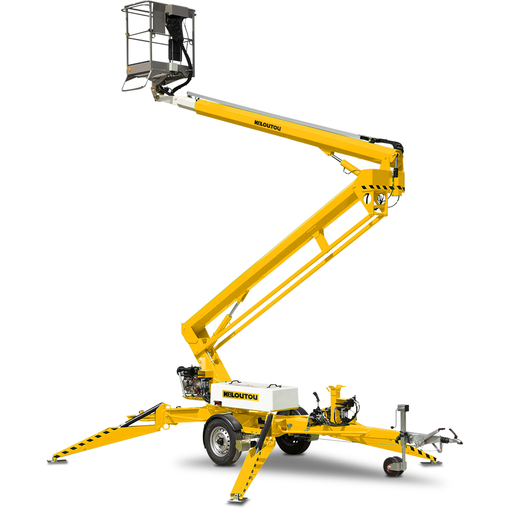 Nacelle araignée bi-énergie tout-terrain tractable - 17,10 m - Kiloutou